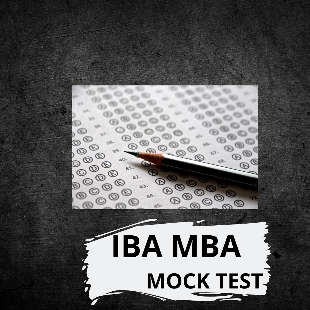 IBA MBA Special Mock Test(Offline) - Capstone Education